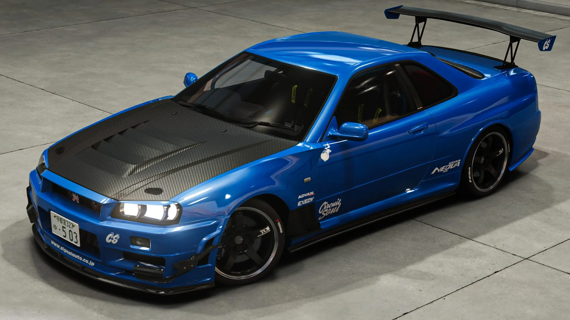 Nissan Skyline GTR R34 | Redd Tuned | Download Free Car Mod - Assetto Hub