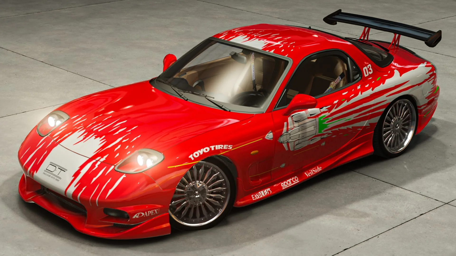 Mazda RX-7 Toretto (Fast and Furious) | Download Free Car Mod - Assetto Hub